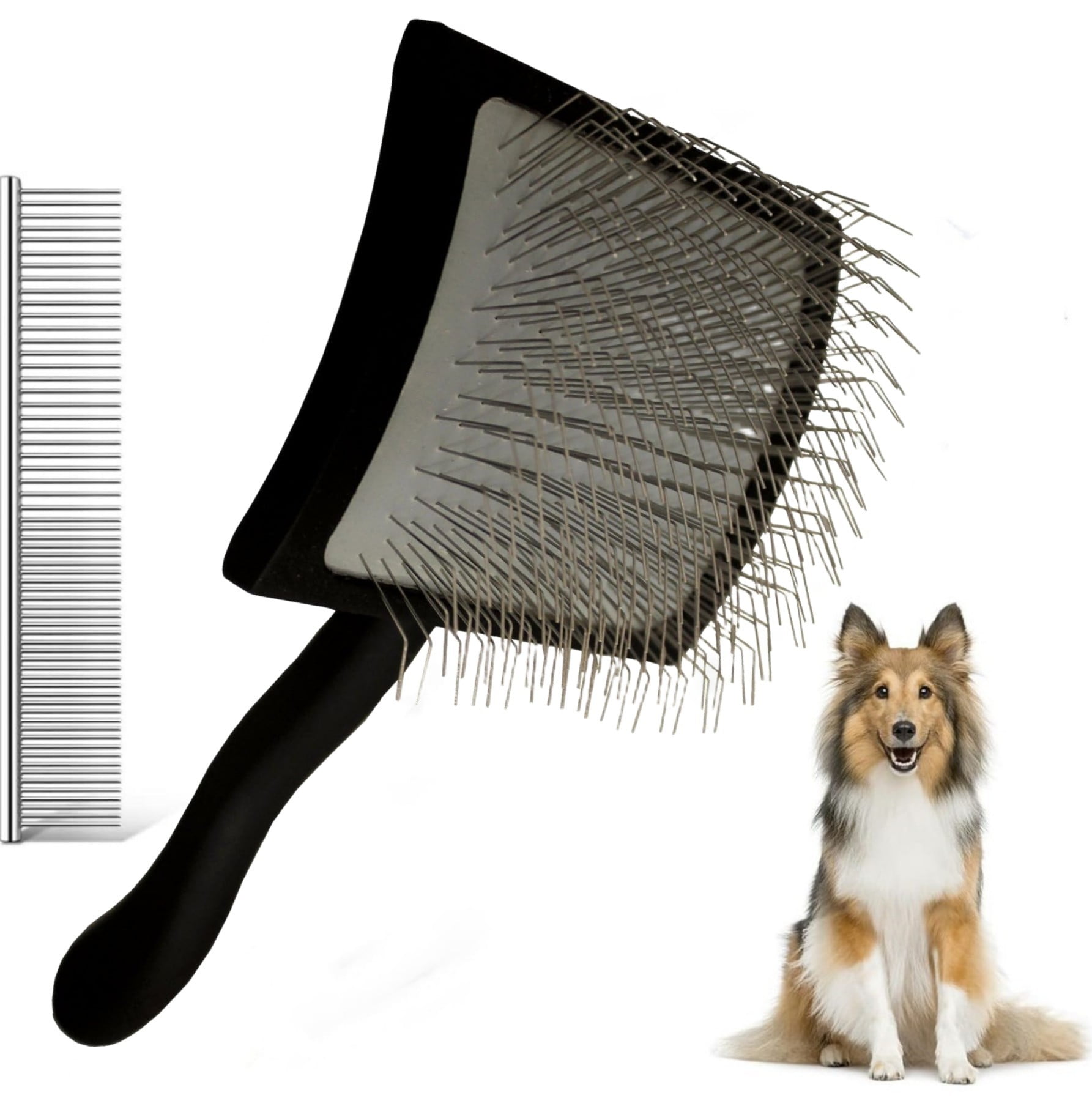 Slicker Brush for Dogs & Pet Comb,Professional Dog Grooming Brush ...
