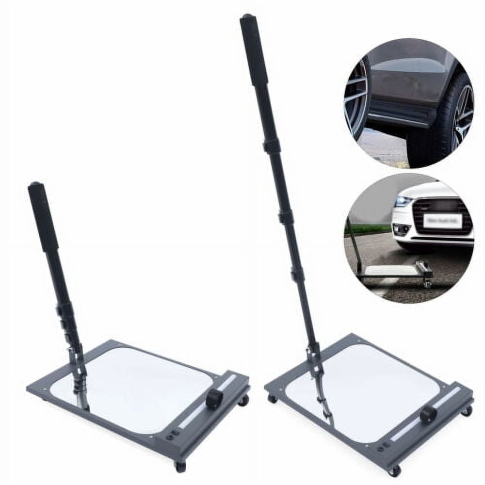 Slidable Telescoping Inspection Mirror Swivel Extendable Car Inspection ...