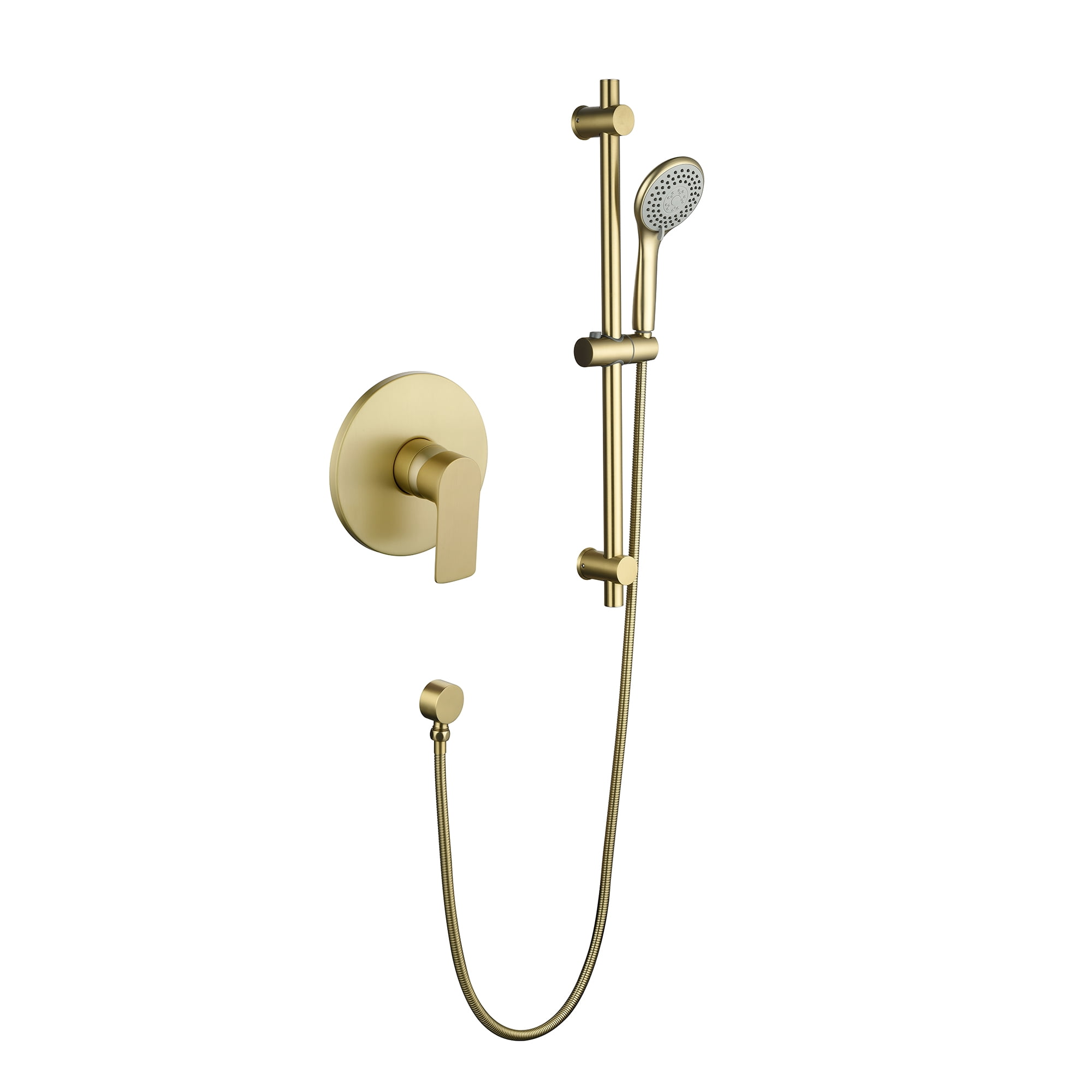 Slide Bar Shower Faucet Set, Shower Combo Set with Rough-in Valve ...