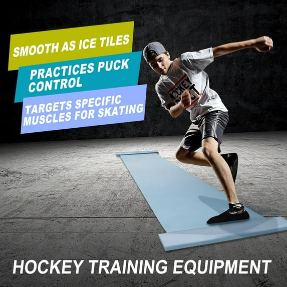 Slide Board (71" L x 20" W), Portable Ice Hockey Training Aid, Hockey ...