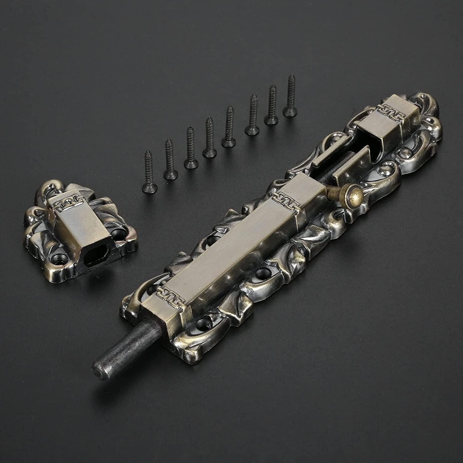 Slide Bolt Door Lock Hasp,Gate Bolt,/Red Copper Gate Latch Alloy ...