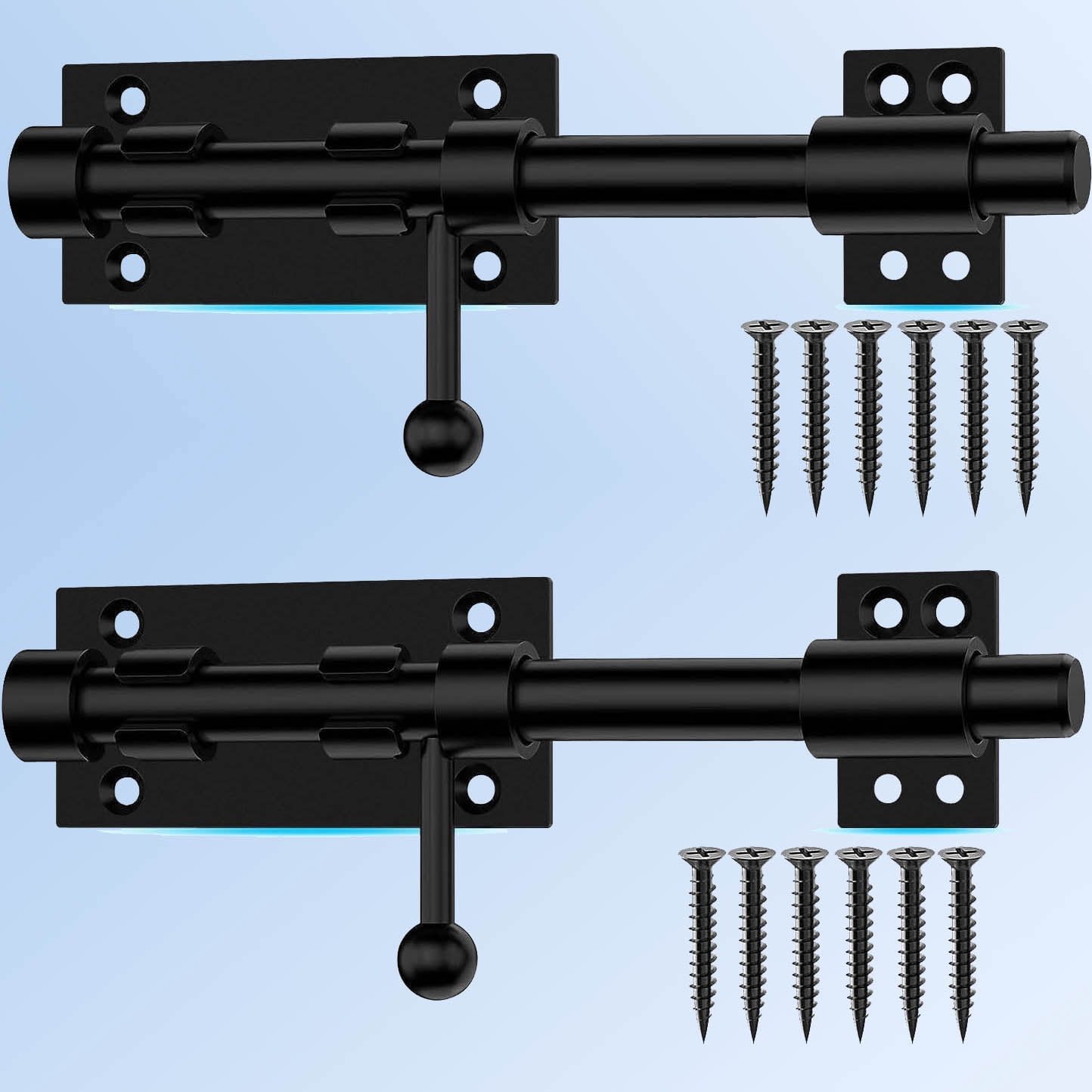 Slide Bolt Gate Latch, Heavy Duty Solid Stainless Steel Bolts Latches ...