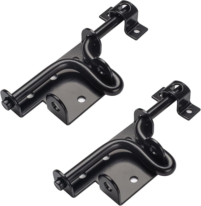 Slide Bolt Gate Latch for Wooden Fence Door Lock With Padlock Hole ...