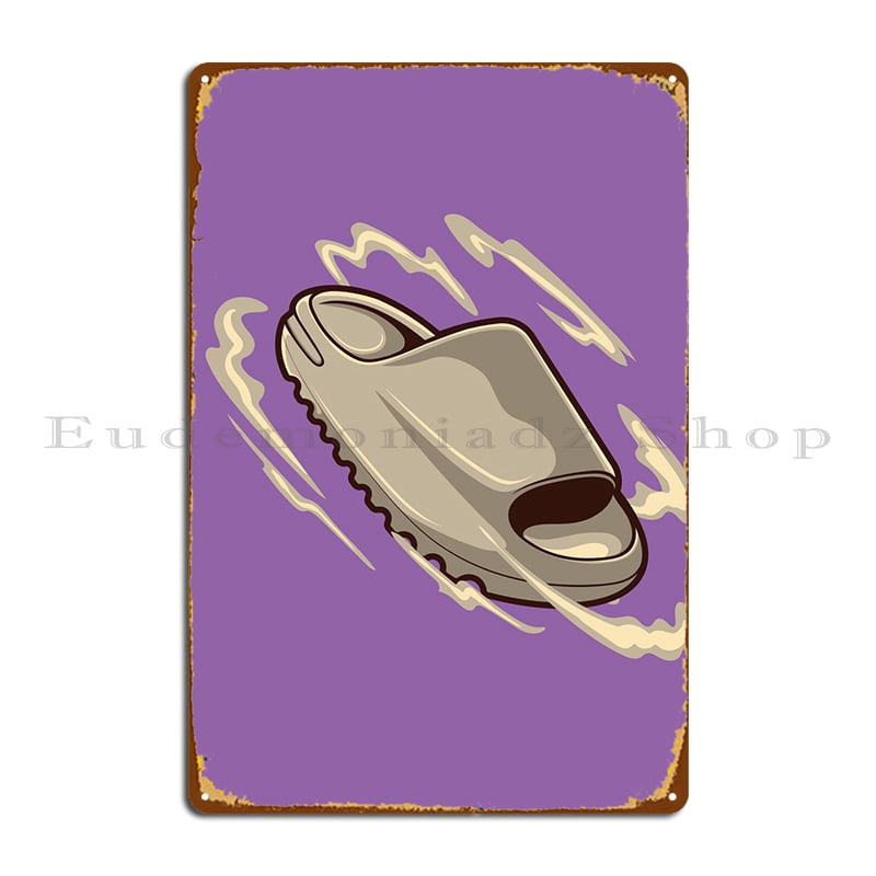 Slide Bone Sneakerss Art Metal Plaque Cinema Pub Design Cave Design ...