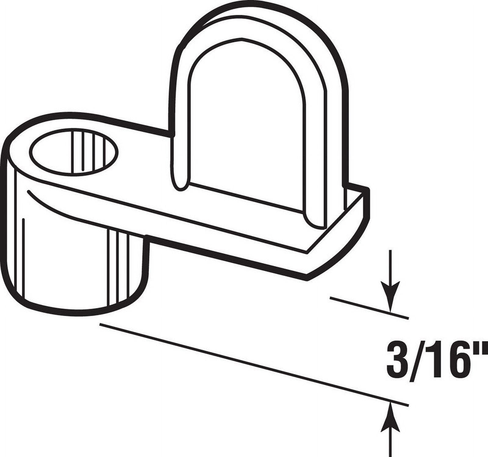 Slide-Co 18107-3 Screen Clips with Screws 4 Pack, 3/16" - Walmart.com