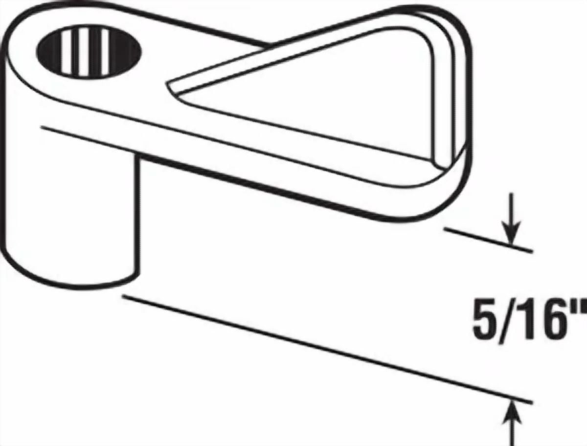 Slide-Co 18978 Plastic Gray Window Screen Clip 5/16 In. With Screws ...