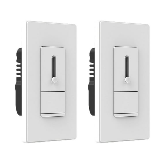 Slide Dimmer Switch for Dimmable LED, CFL and Incandescent Light Lamp ...