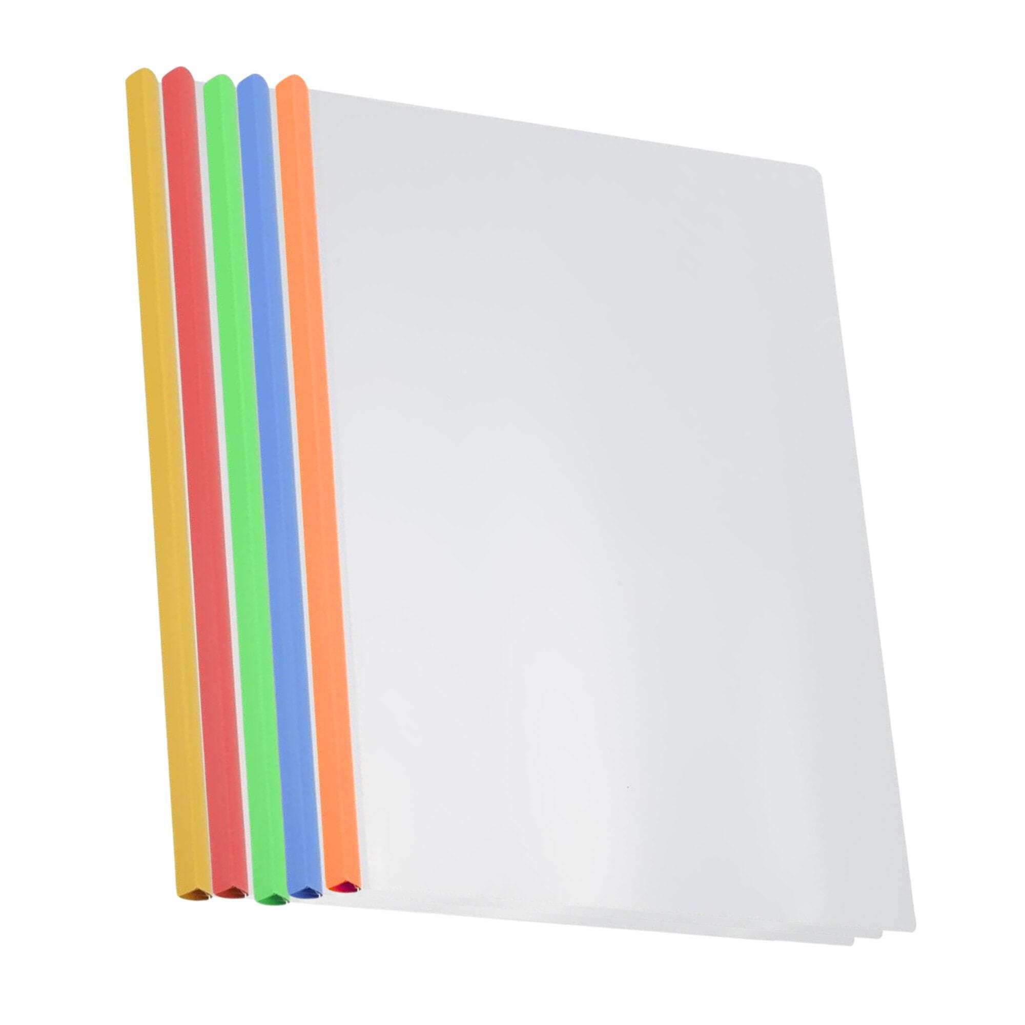 Slide Grip Report Covers – Letter Size – Clear Front Back with Sliding ...