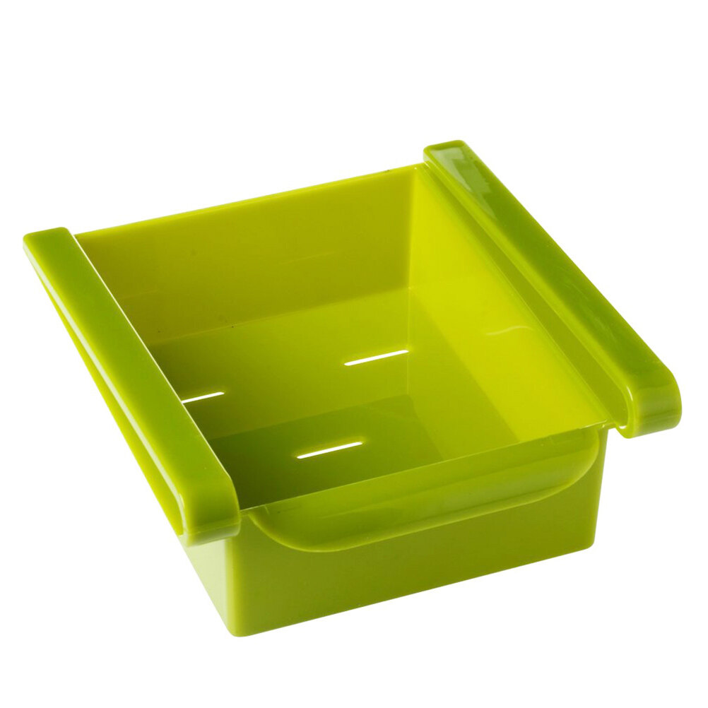 Slide Kitchen Fridge Freezer Space Saver Organizer Drawer Holder ...