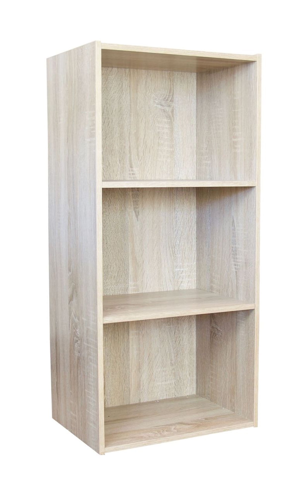 Slide Logic 4 Tier 34"H x 16"W Bookcase Sonoma Oak - Sonoma Oak ...