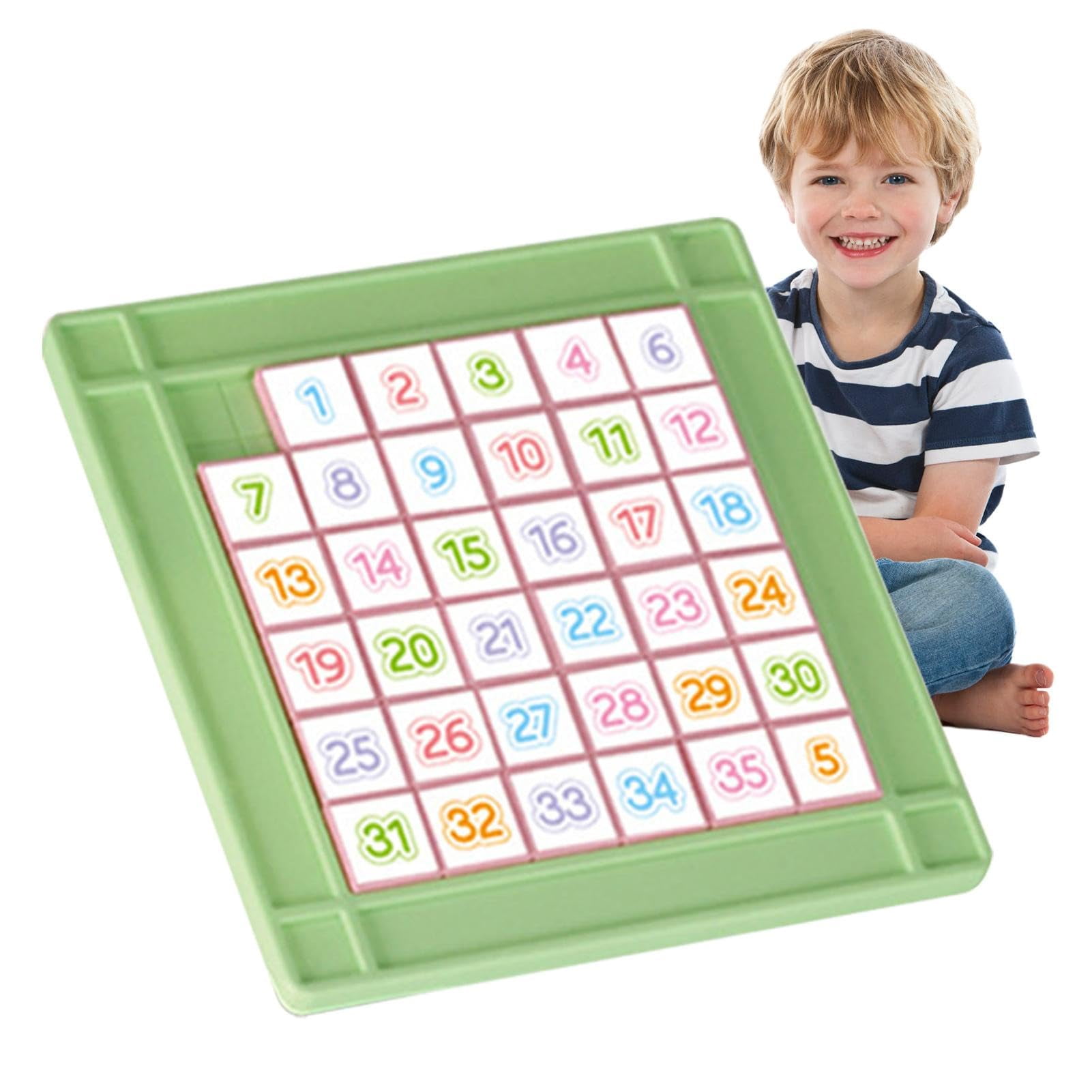 Slide Number Puzzle for Kids | Number Slide Puzzle Brain Teaser ...