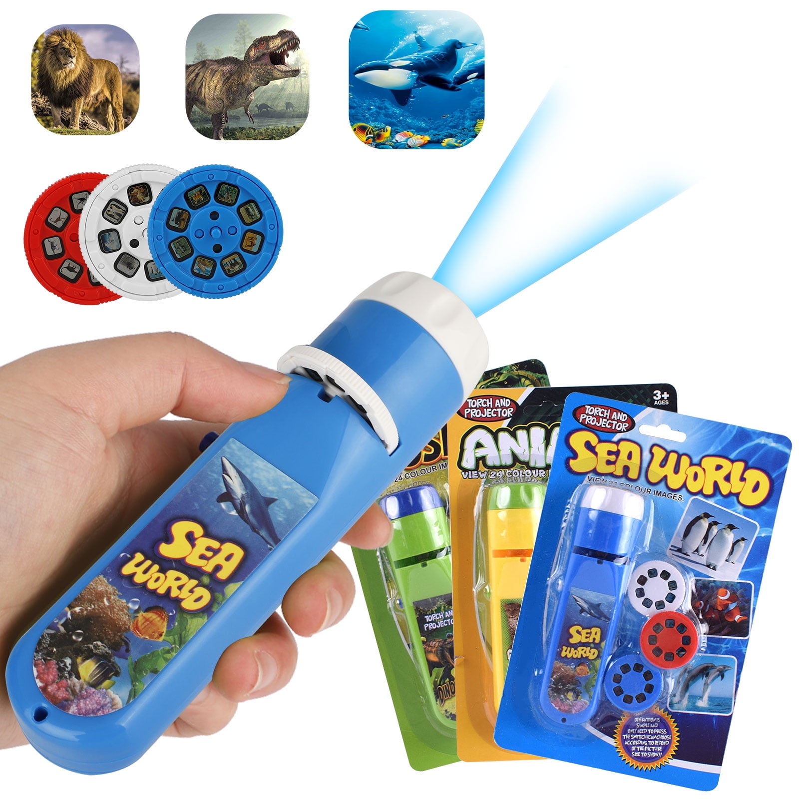 Slide Projector Torch Projection Light Small Torches lamp Flashlight ...