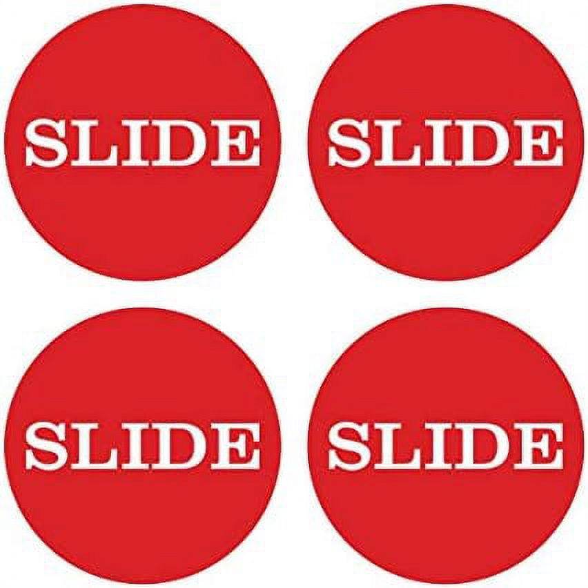 Slide Round Door Sign 2-3/4" Disc (Red) - Walmart.com