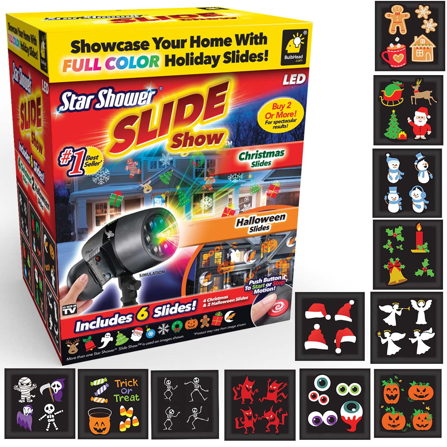 Slide Show by Star Shower As Seen On TV + 12 Bonus Holiday Slides ...