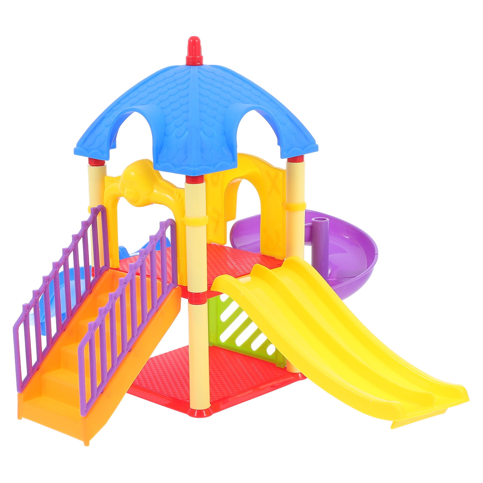 Slide Toys Miniature Decor Playground For Kids Models Abs Child Display ...