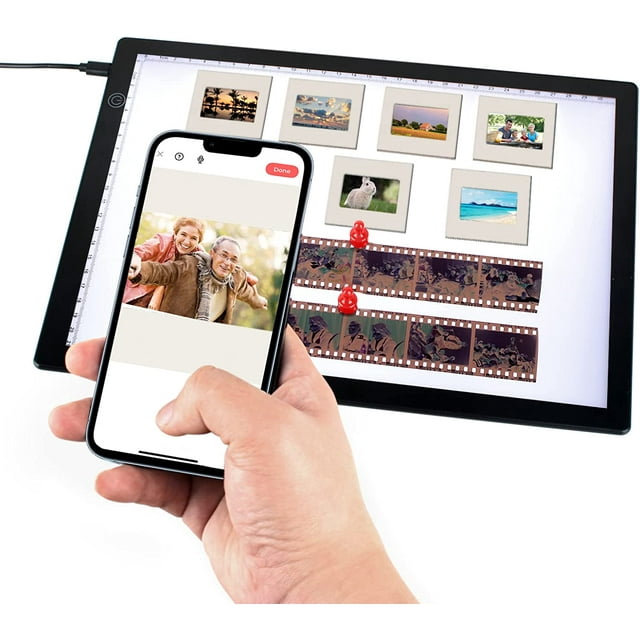 Slide Viewer Light Pad for Slides and Film Negative Scanning, Ultra ...