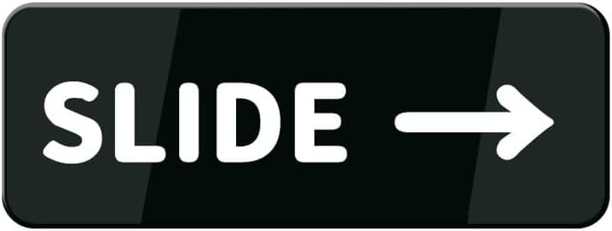 Slide With Right Arrow Sign For House Door, Easy To Mount Plastic ...