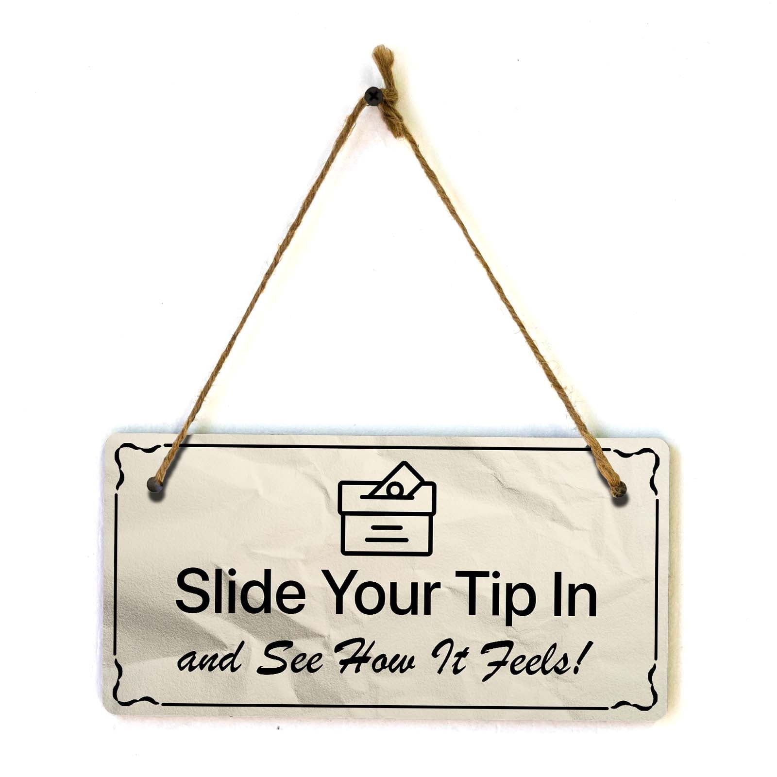 Slide Your Tip In and See How It Feels! 5x10 Hanging Plus Wall or Door ...