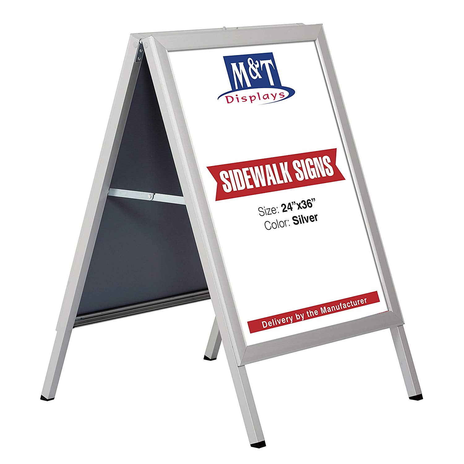 Slide-in A Frame Display Advertising Menu Board, 24x36 Inch Poster Size ...