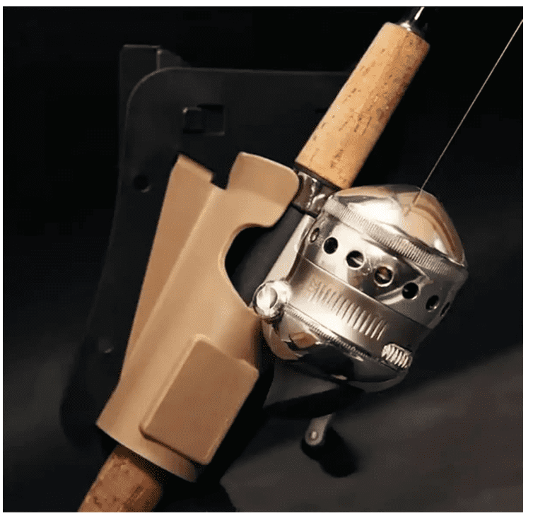 Slide-in Fishing Rod Hip Holster Adjustable Hands-Free Rod Belt Holder ...