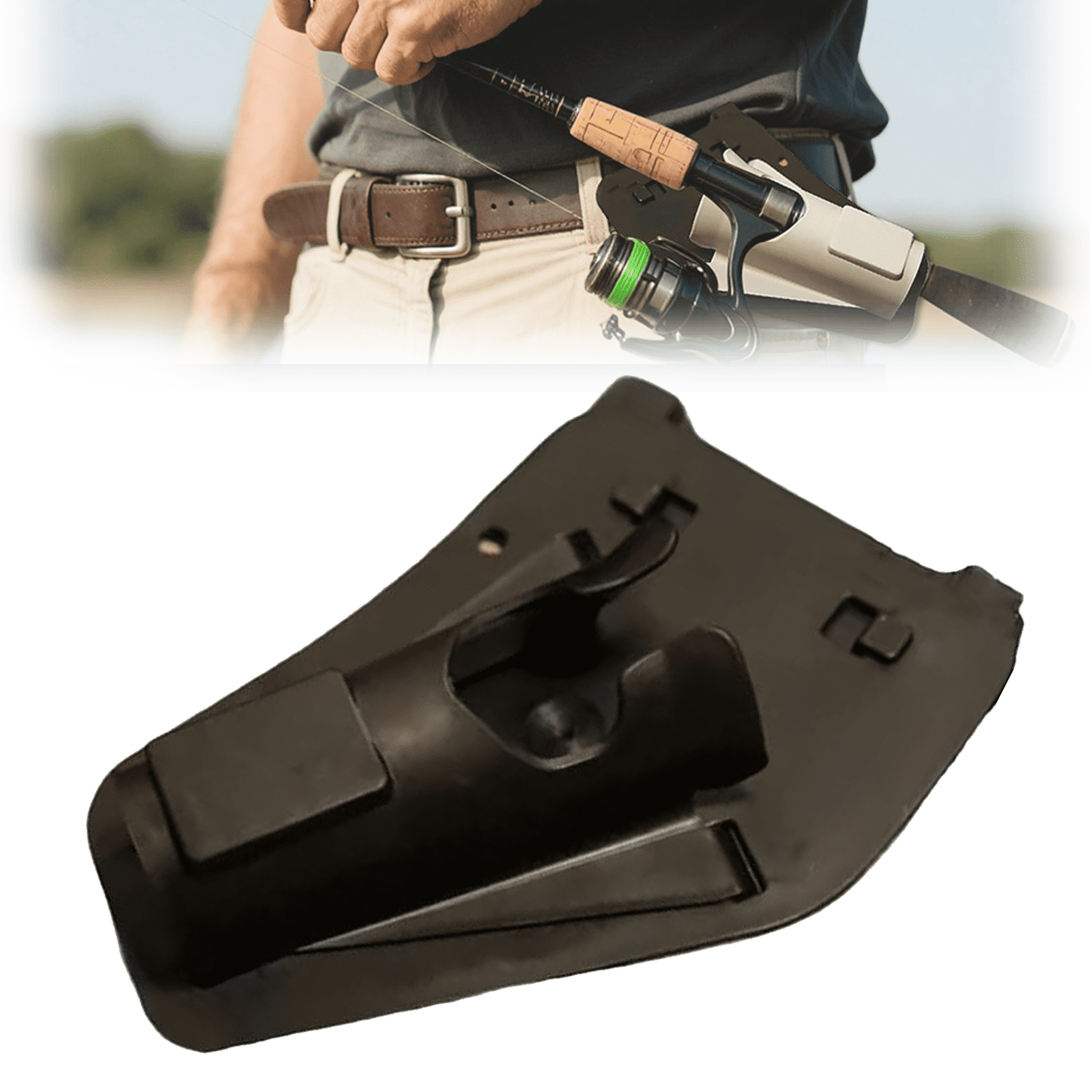 Slide-in Fishing Rod Hip Holster,Portable Fish Pole Holster,Hands-Free ...