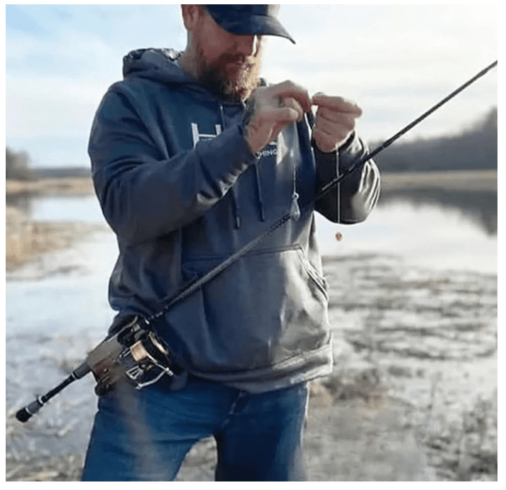 Slide-in Fishing Rod Hip Holster, Portable Pole Inserter, Adjustable ...