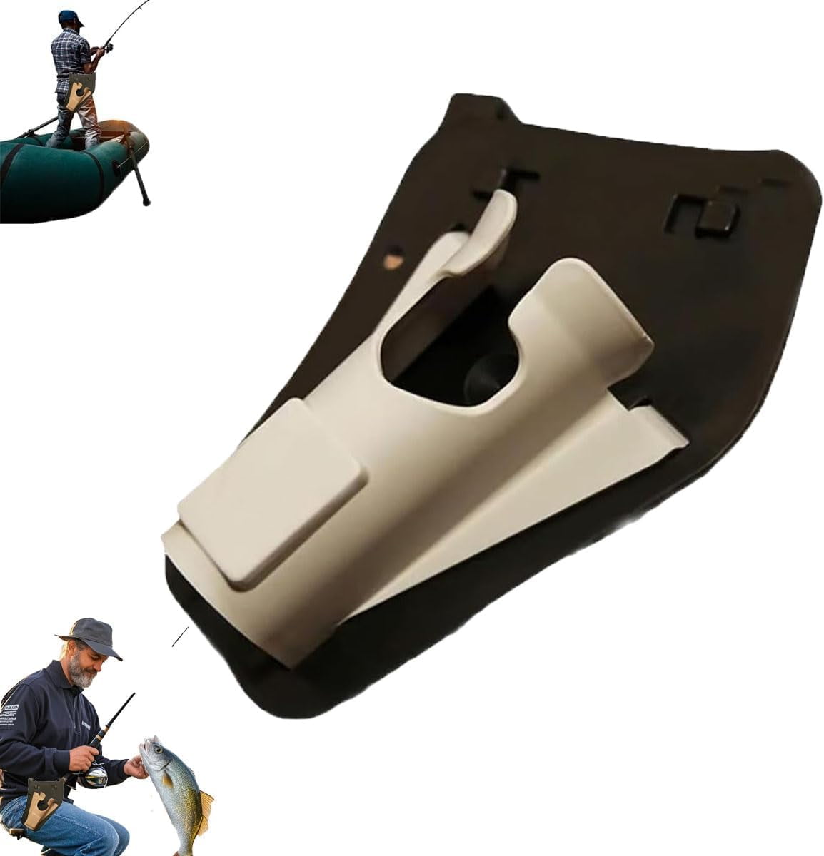 Slide-in Fishing Rod Holster, Hands-Free Rod Holder for Belt ...