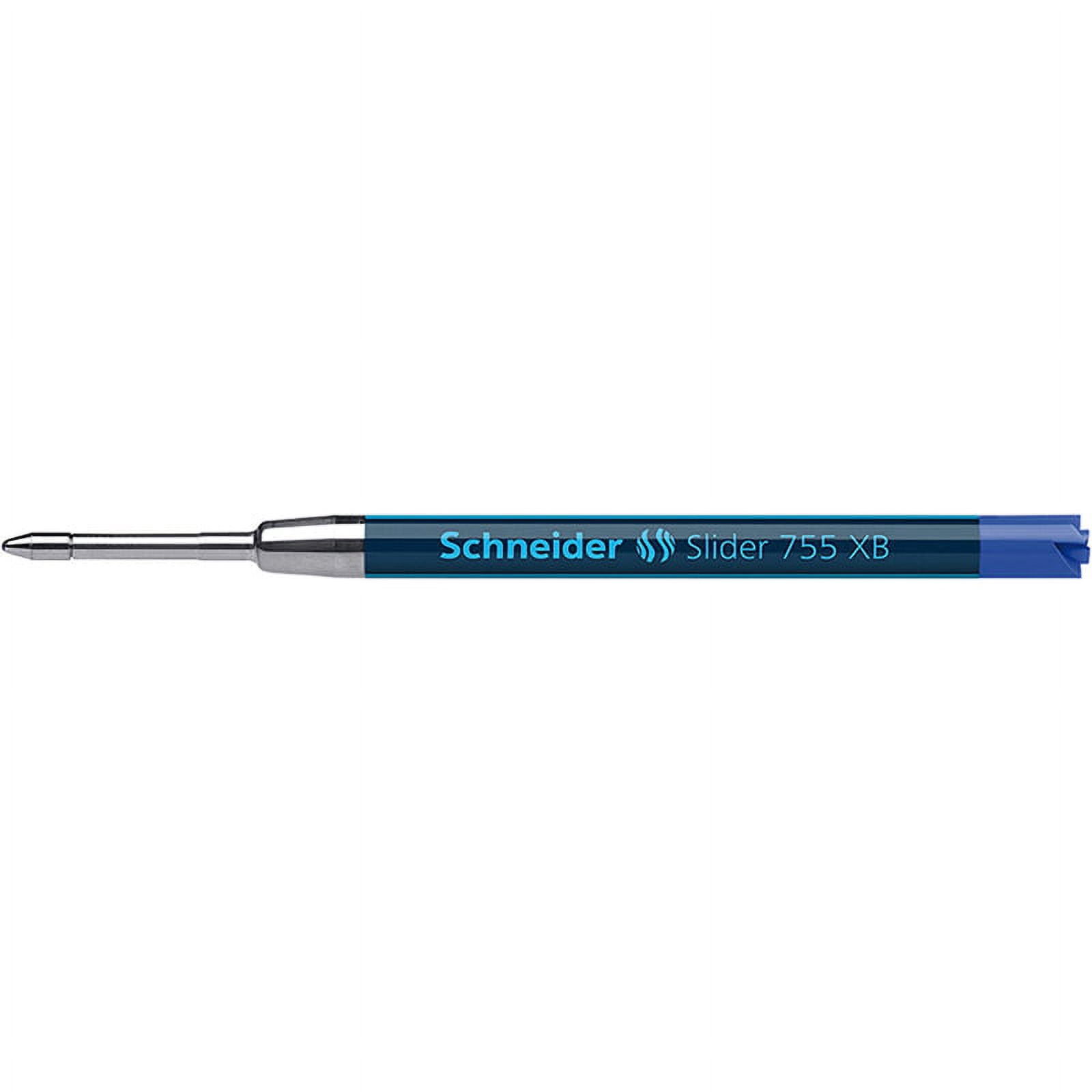 Slider 755 XB Ballpoint Pen Refill, Viscoglide Ink, Blue | Bundle of 5 ...