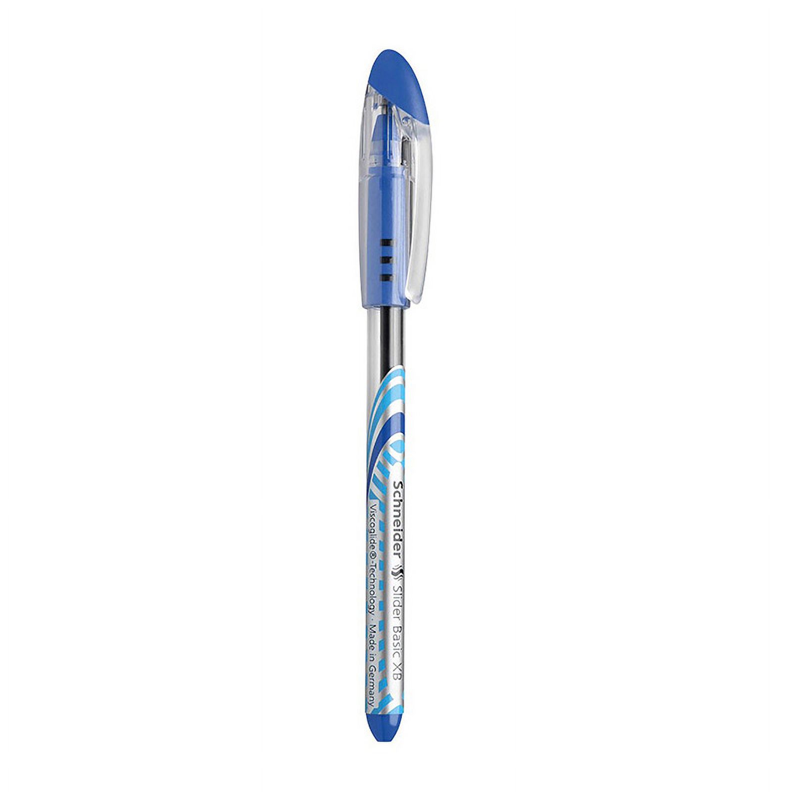 Slider Basic XB Ballpoint Pen, 1.4 mm, Blue Ink, Single Pen | Bundle of ...