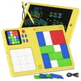 Slider Puzzle Games & SSF20 LCD Writing Tablet for Kids 2 in 1,Drawing ...