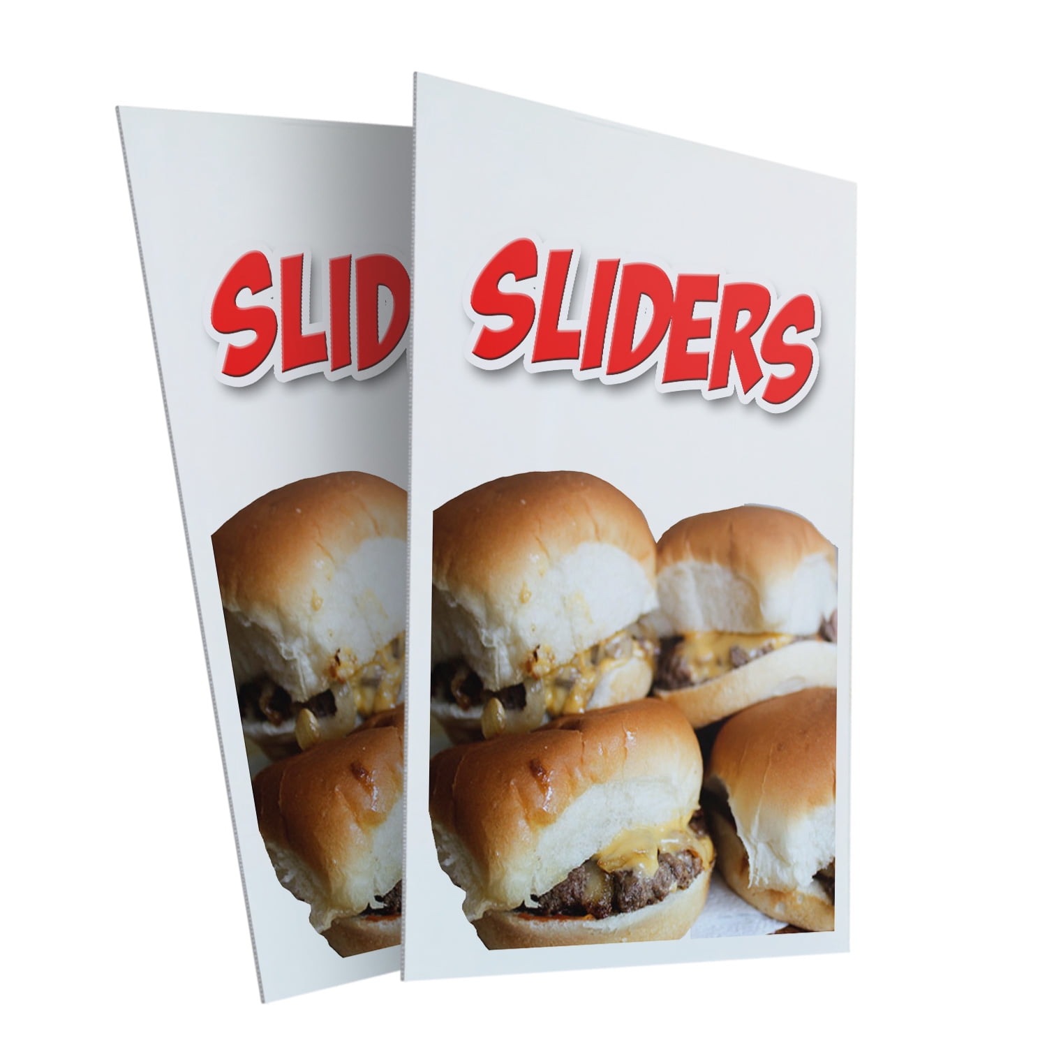 Sliders (2-PACK) 24" x 36" Plastic Signs | Sign Insert 4mm Corrugated ...