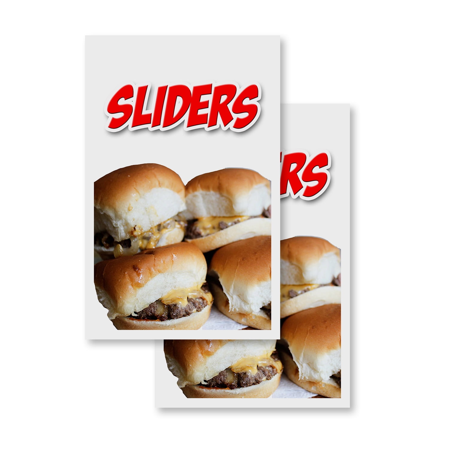 Sliders (2-PACK) 24" x 36" Vinyl Decals | Sign Insert Peel & Stick ...