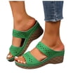 Orthopedic Sandals for Women Fashion Studded Splice Band Platform ...
