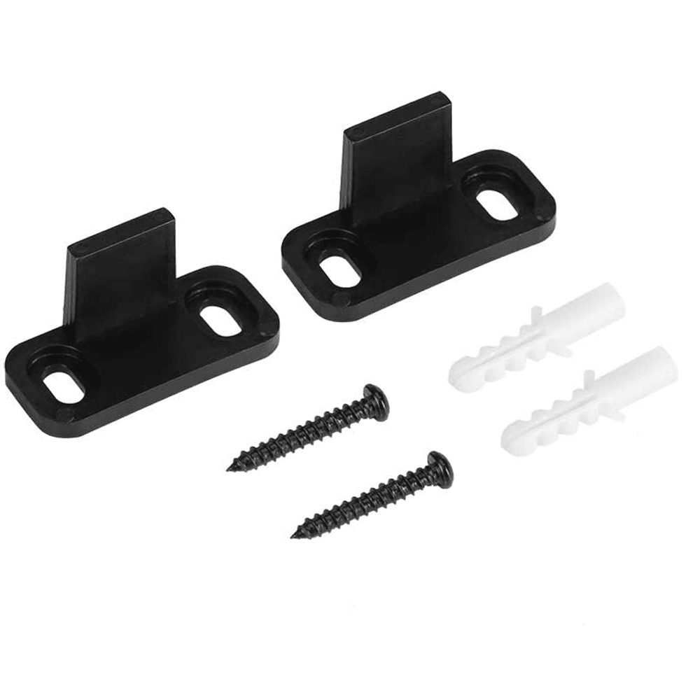 Sliding Barn Door, Adjustable Plastic Silent Sliding Bottom Guide Clip ...