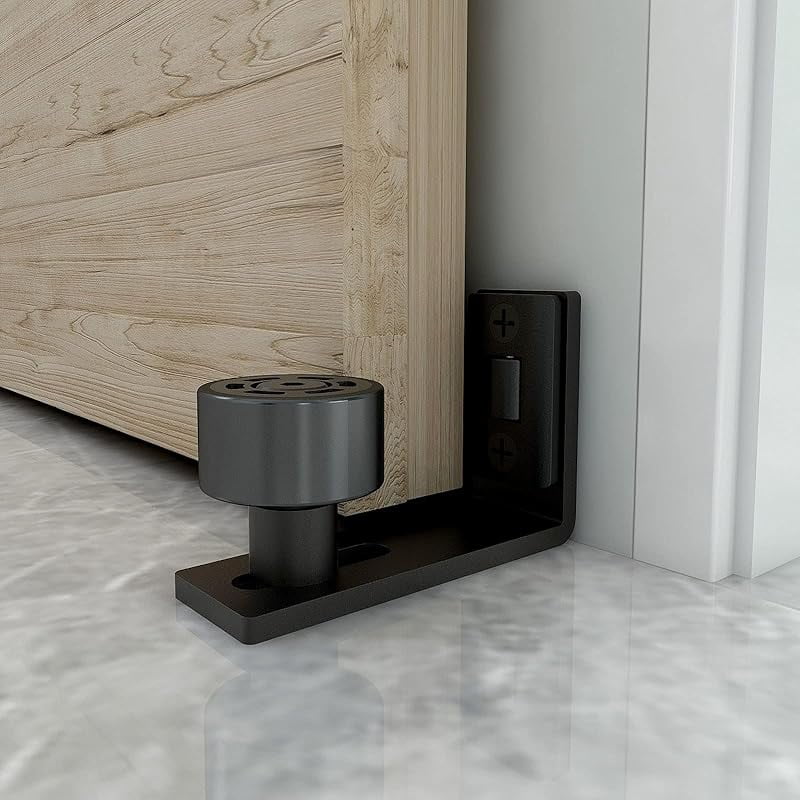 Sliding Barn Door Floor Guide Adjustable Wall Mounted Bottom Double ...