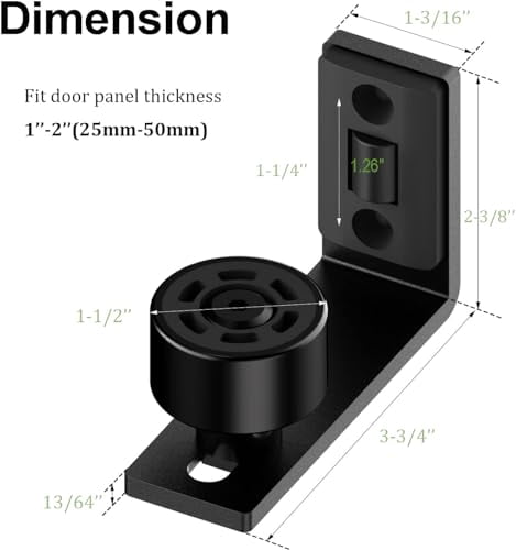 Sliding Barn Door Floor Guide Wall Mount Hardware Adjustable Stay ...