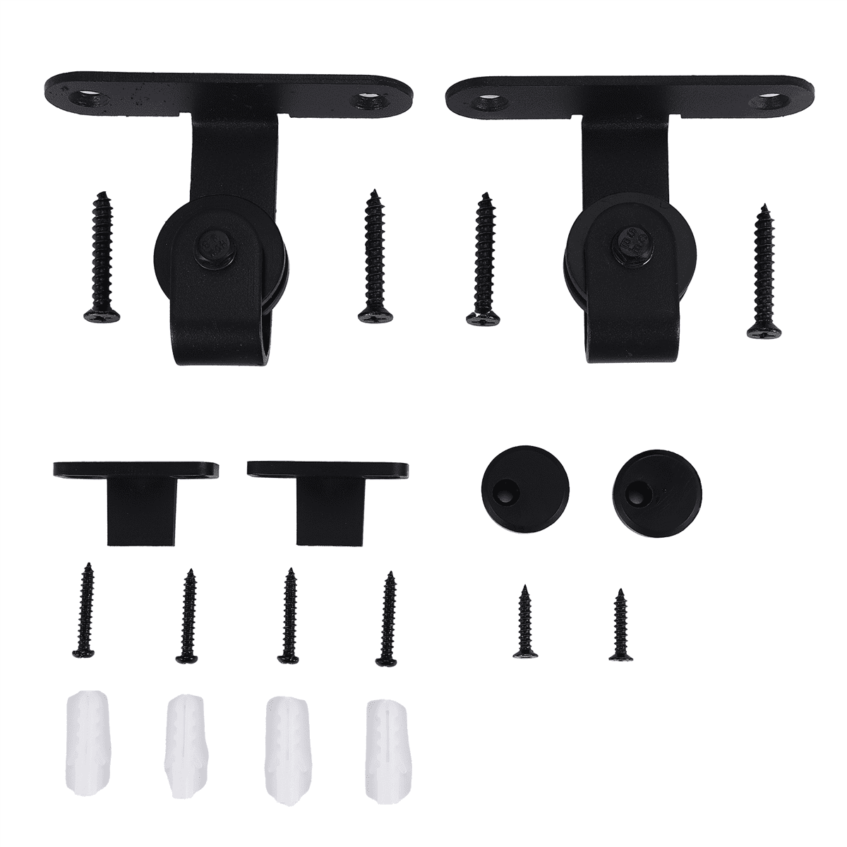 Sliding Barn Door Hardware Kits Top Mounted Hanging Rail Hanger Track ...