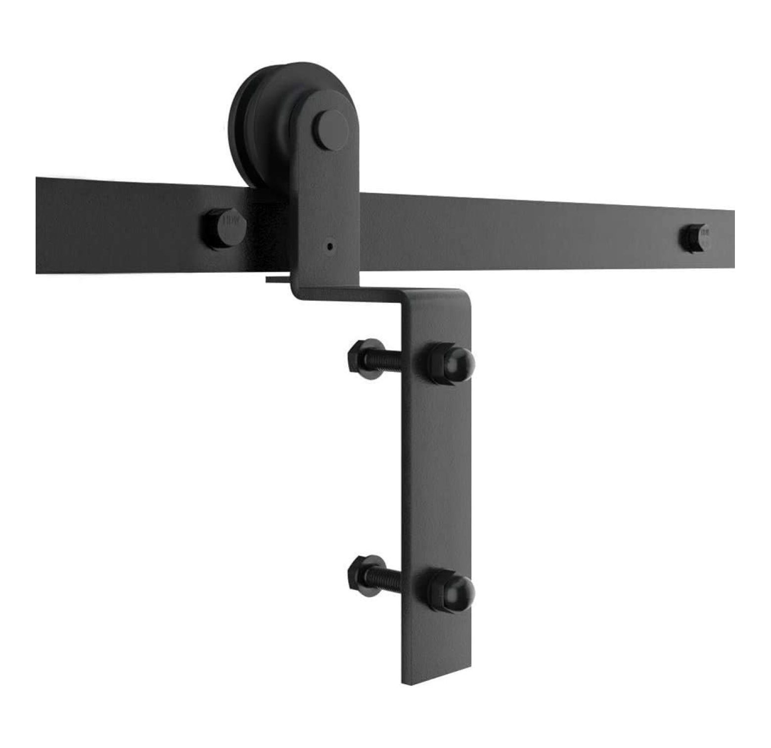 Sliding Barn Door Hardware , Single Track Bypass System 2 Pcs Hangers ...