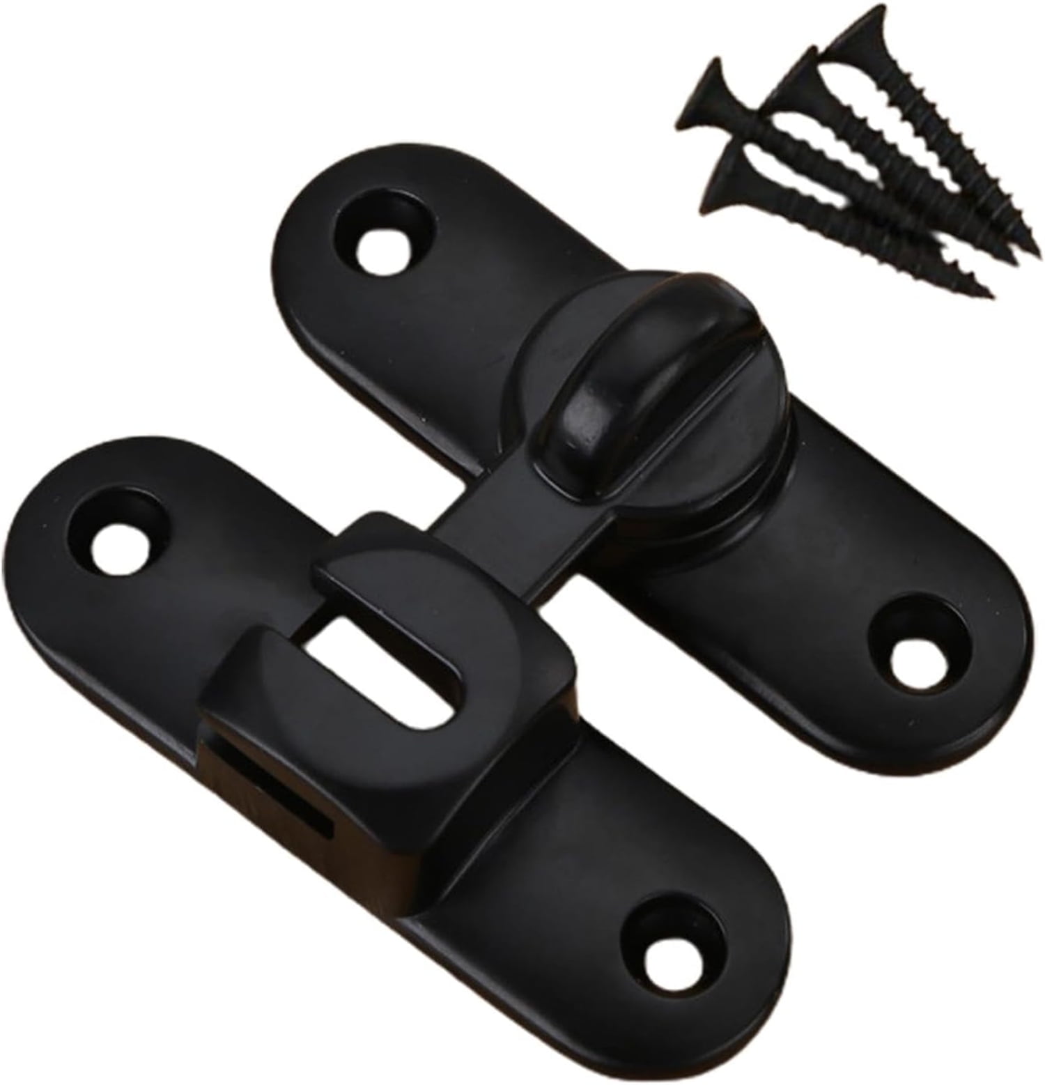 Sliding Barn Door Lock,Small Gate Latches Hardware,Latch Lock Black ...