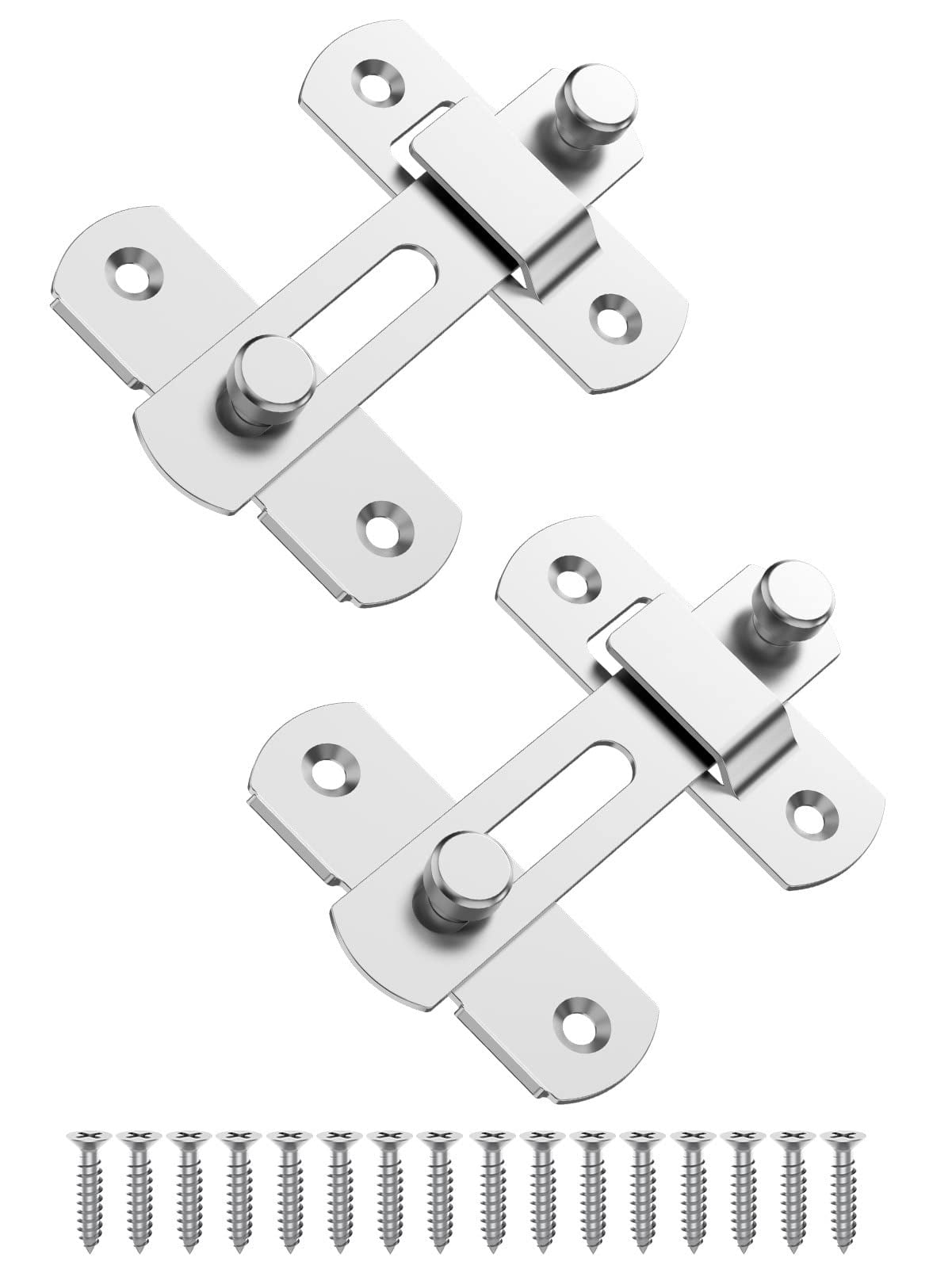Sliding Barn Door Lock, Stainless Steel Safety Flip Gate Latches & Door ...