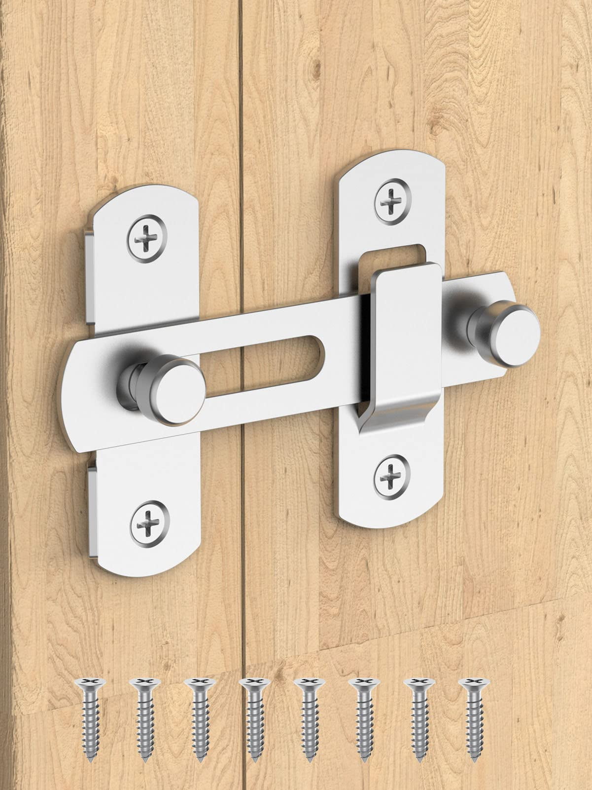 Sliding Barn Door Lock, Stainless Steel Safety Flip Gate Latches & Door ...