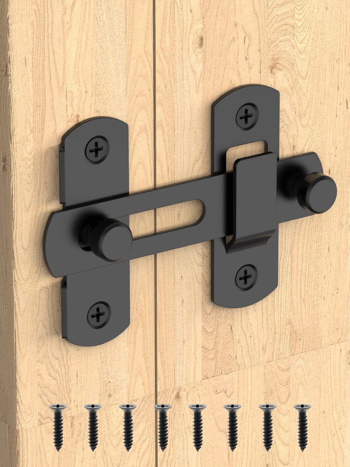 Sliding Barn Door Lock, Stainless Steel Safety Flip Gate Latches & Door ...