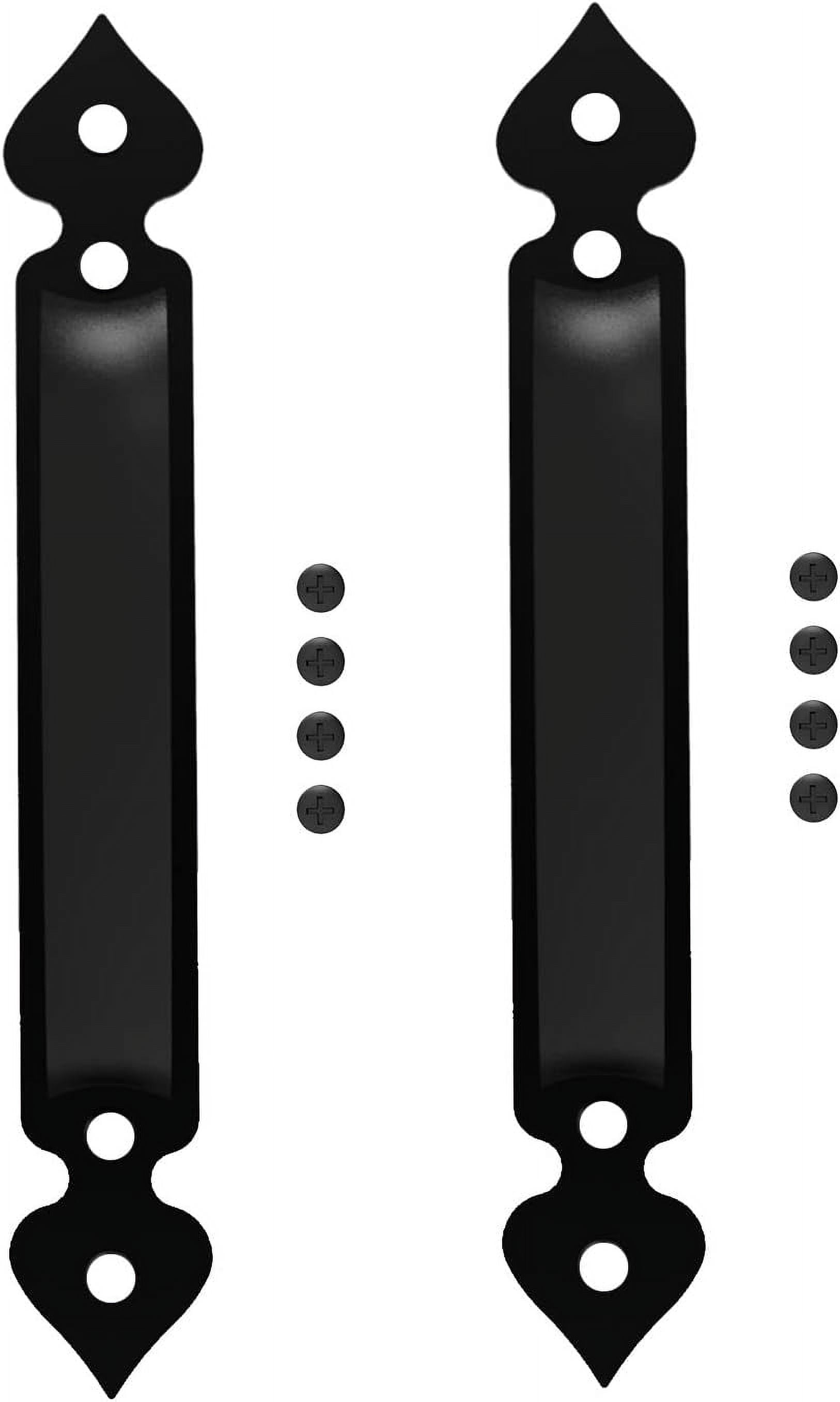 Sliding Barn Door Pull Handles Gate Handles Frosted Black Arc Triangle ...