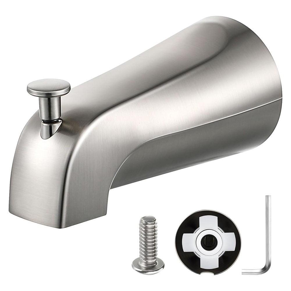 Sliding Bath Spout Bathtub Faucet with Diverter Fits /2" Copper Water ...