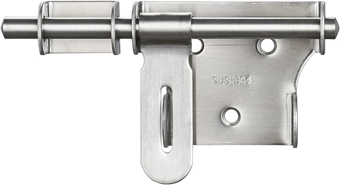 Sliding Bolt Gate Latch, 6 Inch Thickening 304 Stainless Steel Barrel ...
