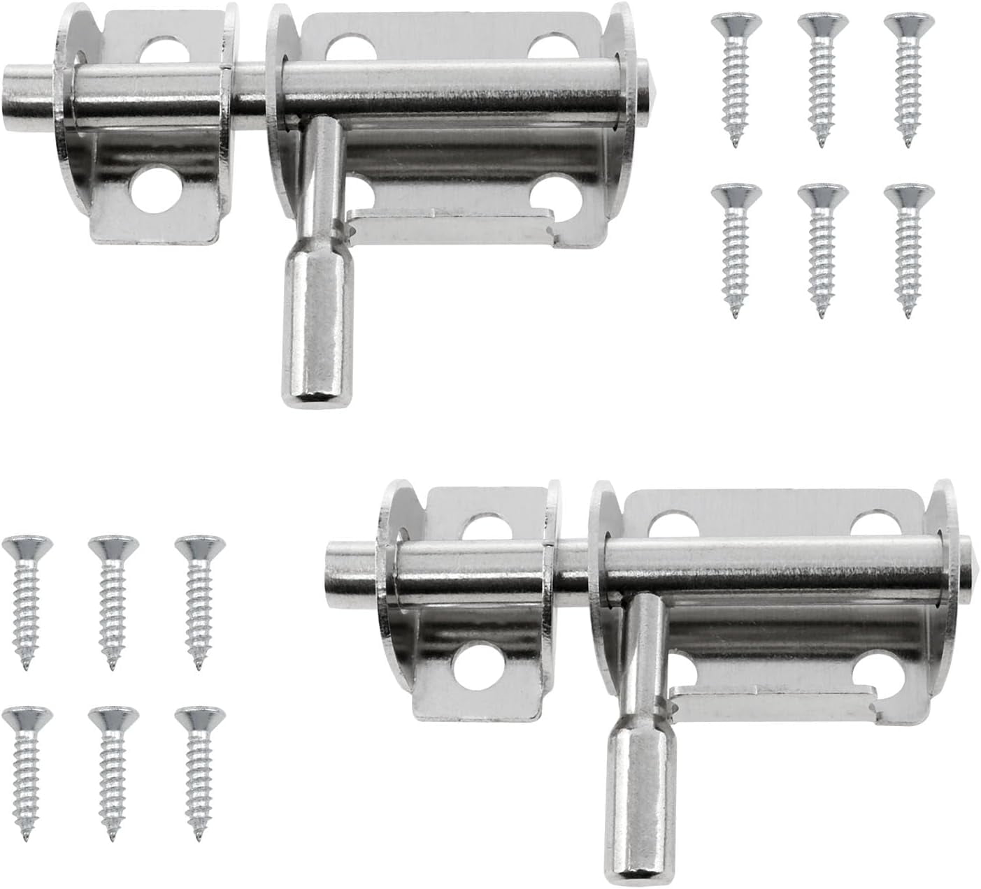 Sliding Bolt Latch 1.5 Inches Barrel Bolt Latch Stainless Steel Sliding ...