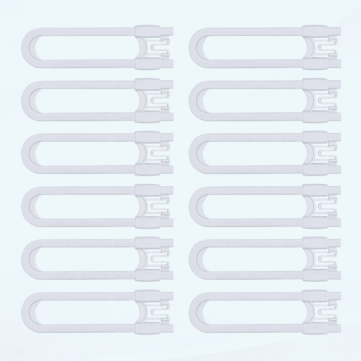 Sliding Cabinet Child Safety Locks- U Slide Door Locking for Childproof ...