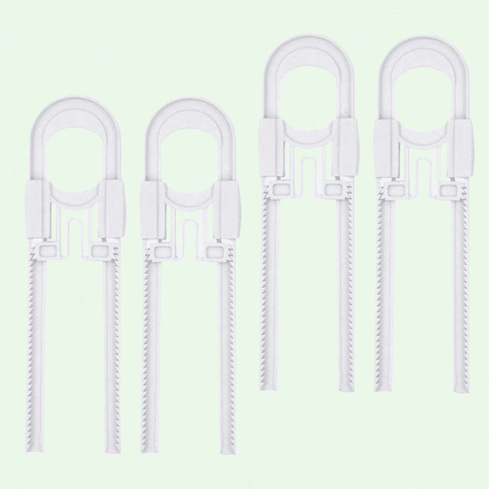 Sliding Cabinet Child Safety Locks- U Slide Door Locking for Childproof ...