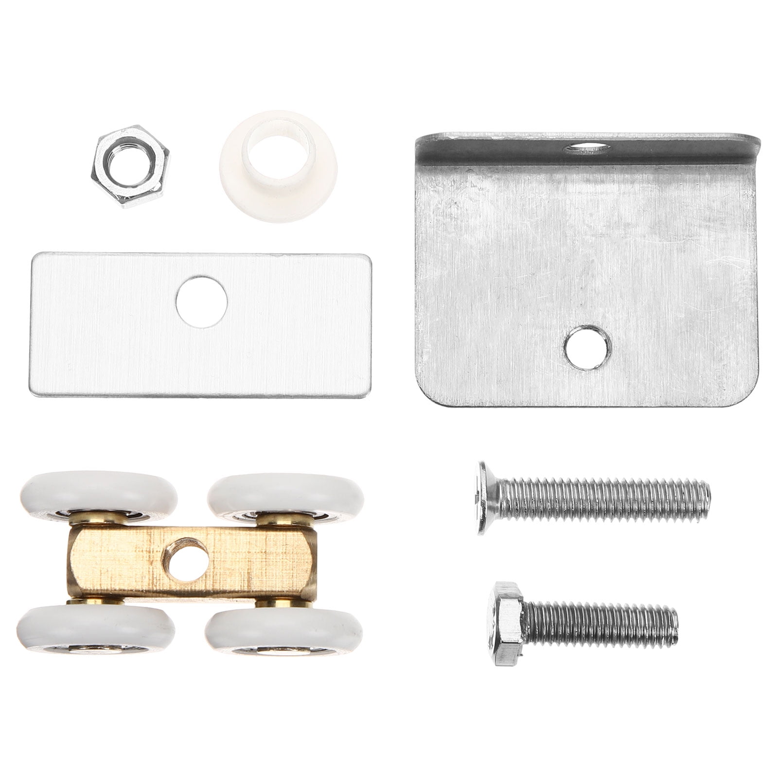 2 Sets Door Roller Four Bearing Trolley Assembly for Window Door ...