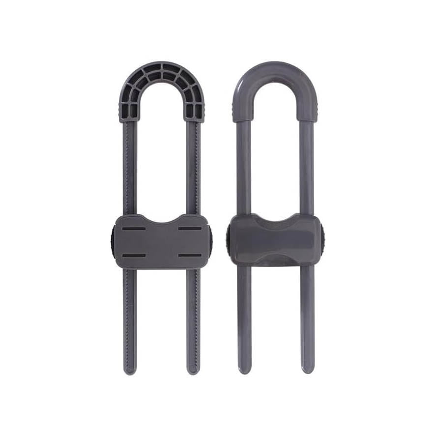 Sliding Cabinet Locks, Adjustable U-Shaped Safety Latches for Handles ...